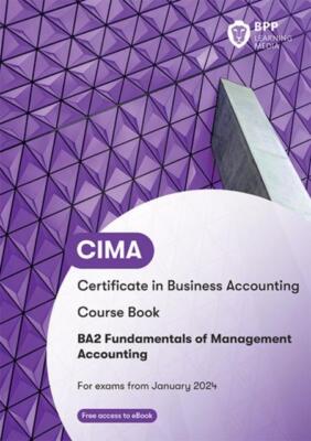 CIMA BA2 Fundamentals of Management Accounting by BPP Learning Me ...