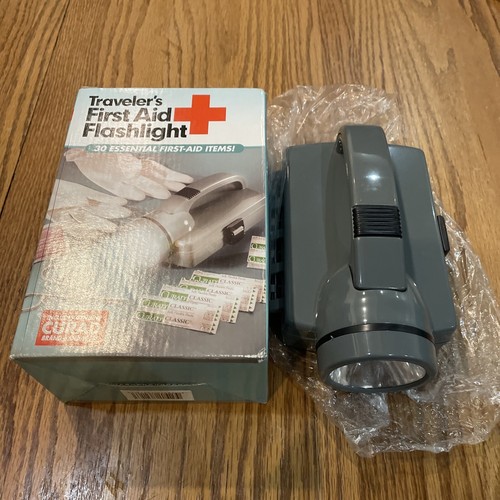 Vintage Unused Traveler’s First Aid Flashlight - With Original Box ...
