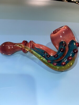 Heady Glass Sherlock Water Pipe Bubbler Spoon American Made | eBay