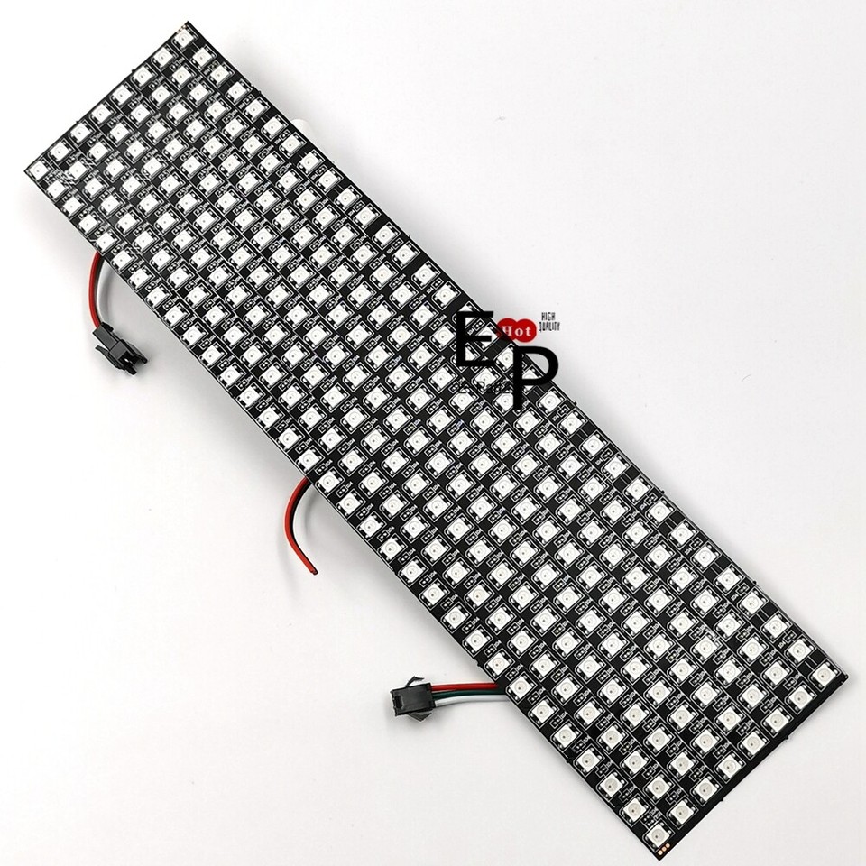 WS2812B RGB Flexible LED Panel Matrix Programmable Display Screen 64 ...