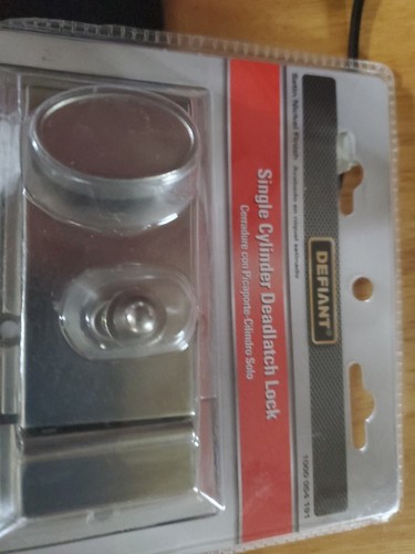 Defiant Single Deadlatch Lock For 1-3/8 To2-3/8 Thick Door | eBay