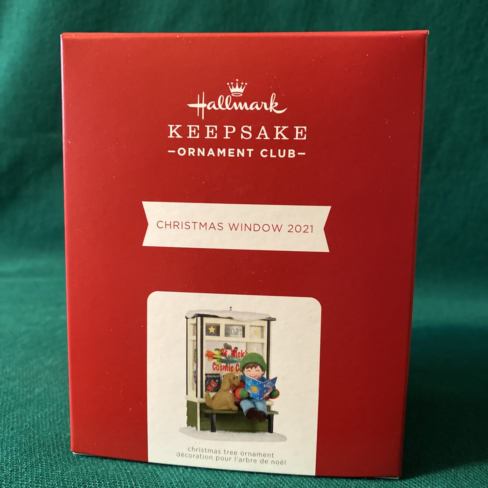 Hallmark QXC5612 Christmas Window Comic Book Store Ornament ...