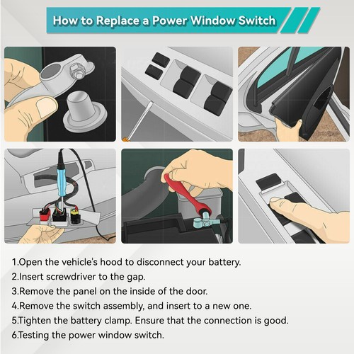 Front Driver Side Power Window Switch 9065451513 for Mercedes Benz ...