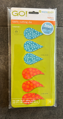Accuquilt GO! cutting die Feathers Item # 55008 FREE SHIPPING | eBay