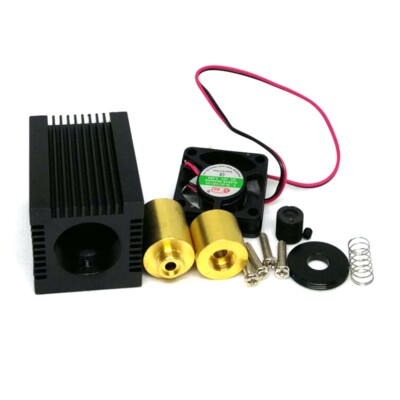 Focusable 9mm Laser Diode DIY Housing Heat Sink Case w 405nm 450nm ...