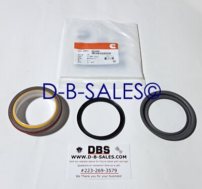 Front Main Crankshaft Oil Seal w/ Steel Installer Cummins 89-Up 5.9 6.7 ...