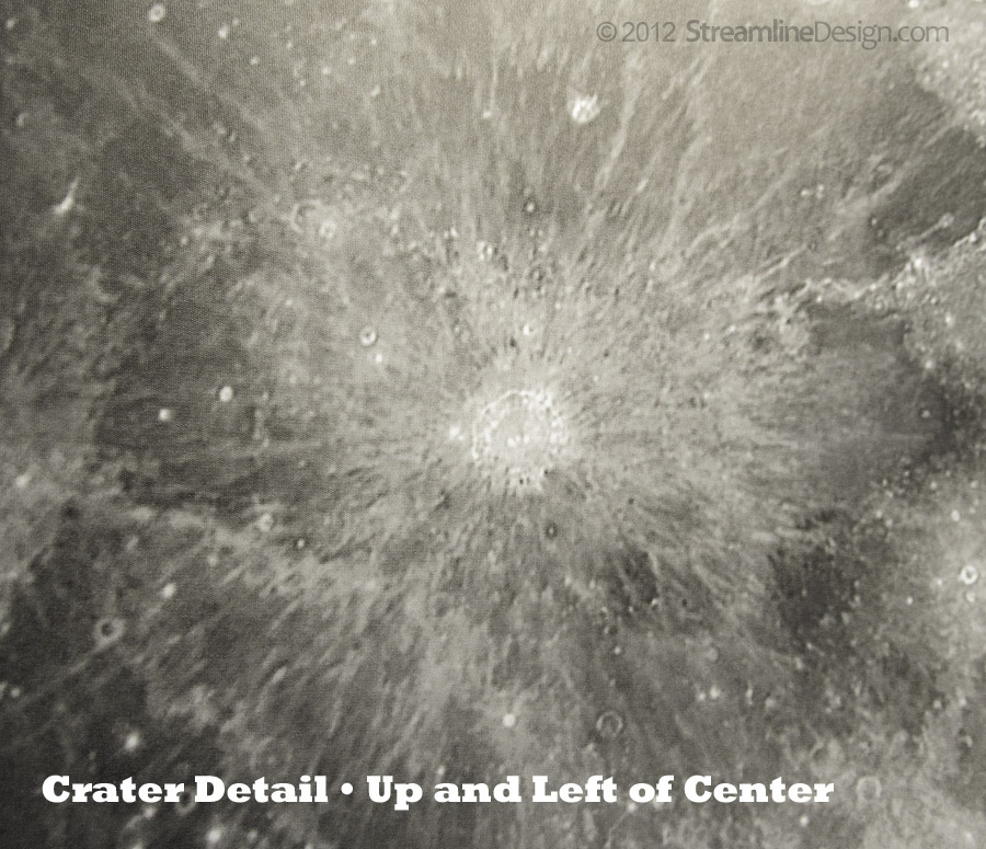 Large Moon Print High Resolution Image on removable vinyl | eBay