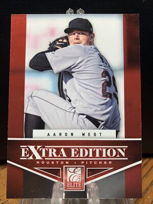 2012 Panini Elite Extra Edition baseball card Aaron West | eBay