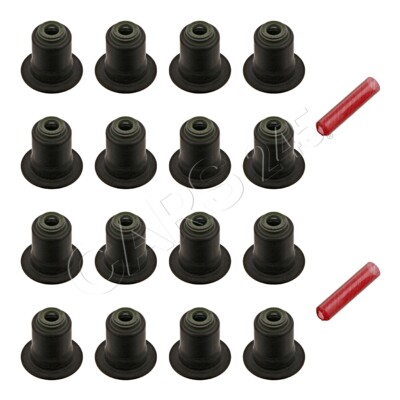Valve Stem Seal Set Green FEBI For BMW E60 E61 E81 E82 E87 E88 E90 ...