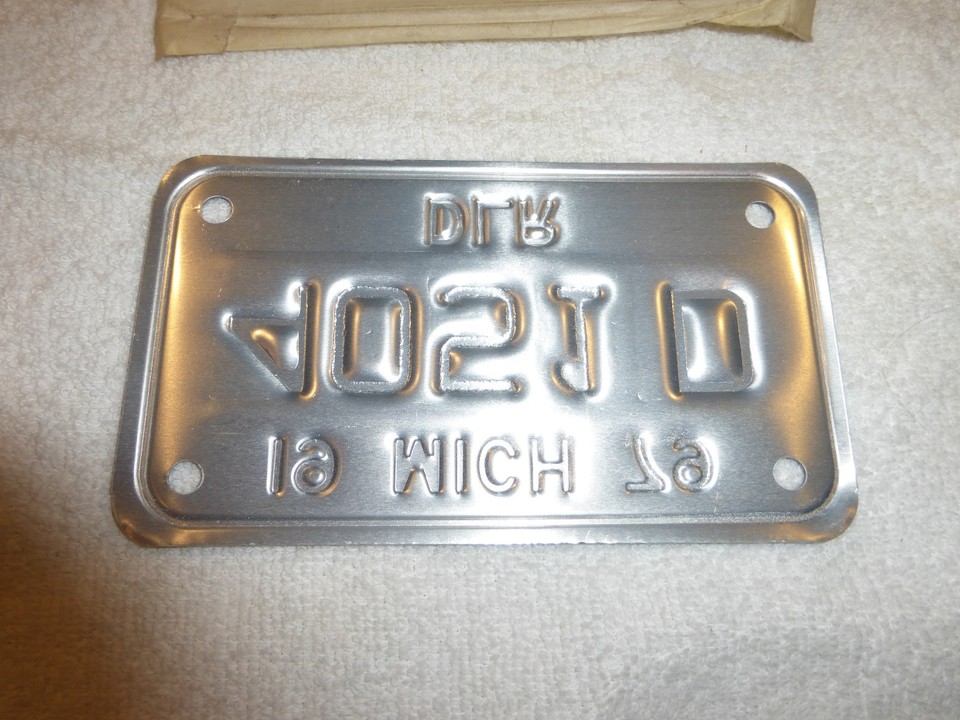 1979 Michigan Motorcycle Dealer License Plate | eBay