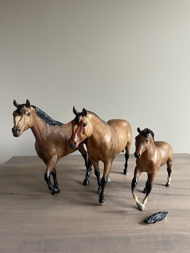 Vintage JC Penny Breyer Traditional Stock Horse Family set #712459 ...