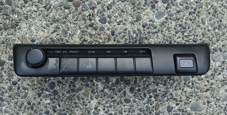 89-92 TOYOTA CRESSIDA Cluster/radio/heater Bezel Complete Set oem | eBay