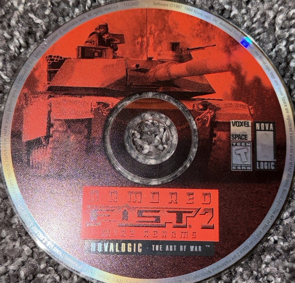 Armored Fist 2 M1A2 Abrams Novalogic The Art Of War PC Video Game Rated T For TN | eBay