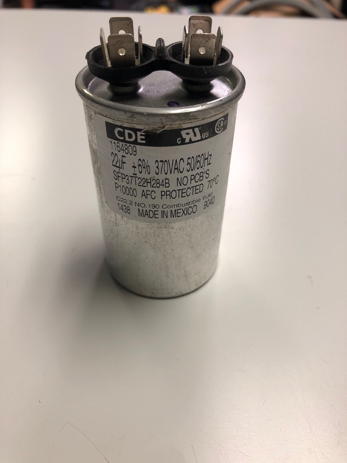 CDE 22 MicroFarad 370 VAC 1164809 Capacitor | eBay