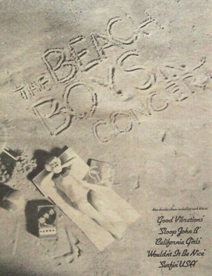 THE BEACH BOYS vintage 1974 UK POSTER ADVERT IN CONCERT | eBay UK