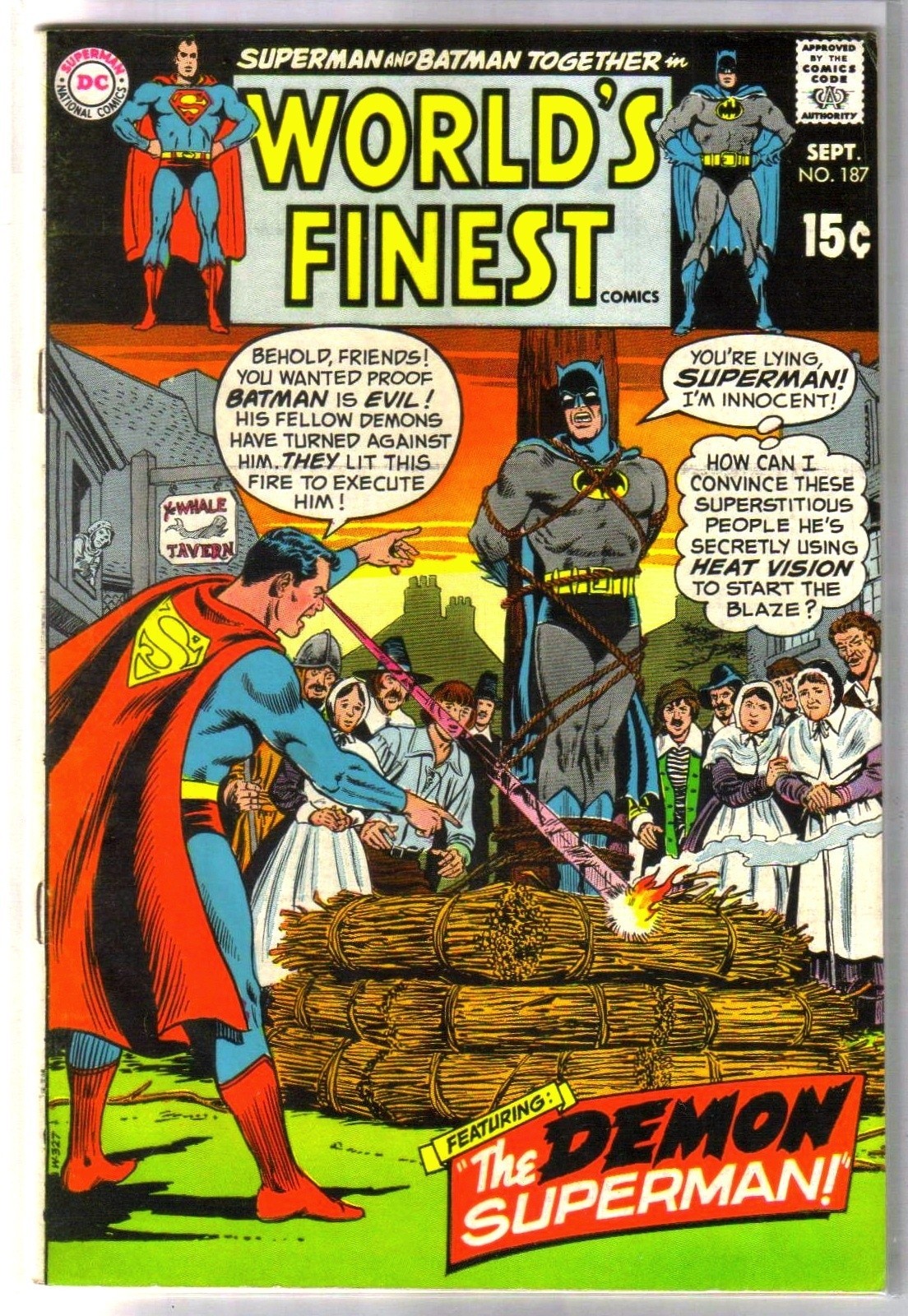 WORLD'S FINEST #187 The Demon Superman! DC Comic Book ~ FN | eBay