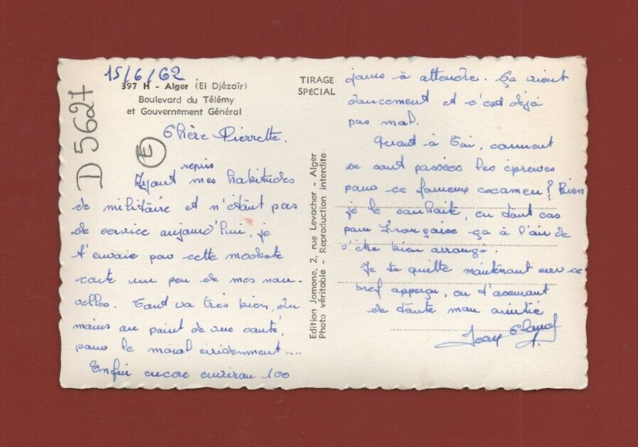 Algeria - Algiers - Boulevard De Télémy And Government General (D5627 ...