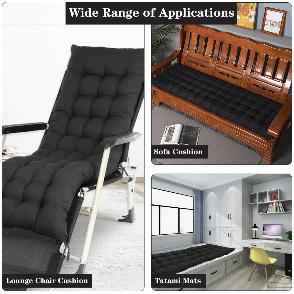 Sun Lounger Cushions Only Replacement Garden Recliner Relaxer Chair ...