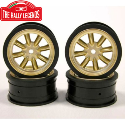 The Rally Legends Ford Escort RS 1800 Type Wheels (4) Vintage Style RC ...