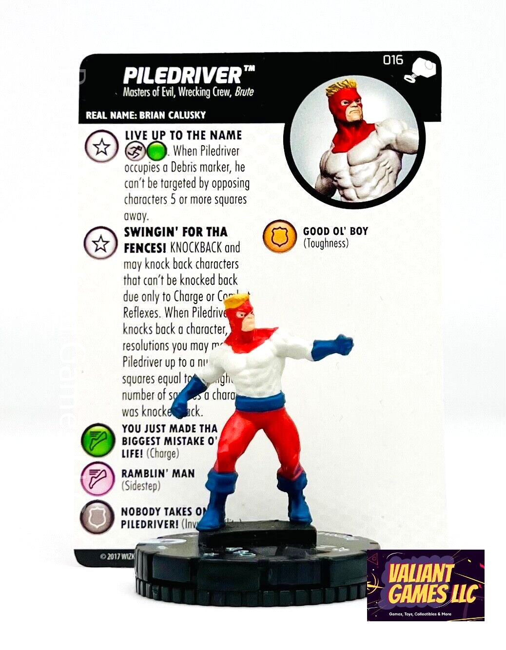 Marvel Heroclix Piledriver #016 w/ Card The Mighty Thor Set | eBay