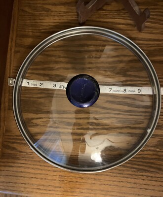 Preowned T-FAL Glass Replacement Lid Stock Pan Skillet Rim 9.5" Purple ...