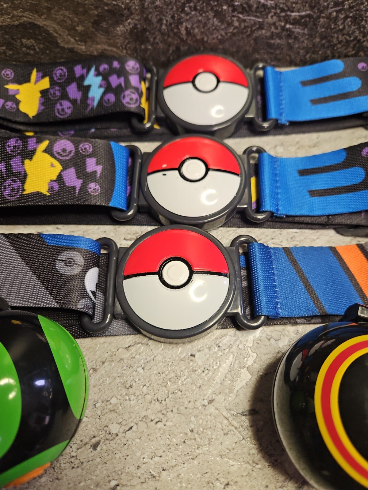 Bulk Lot Pokemon x5 Balls And X3 Belts. | eBay Australia