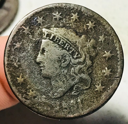 1831 Large Cent Coronet Head 1C Ungraded US Copper Coin CC25572 | eBay