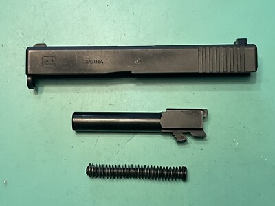 USED OEM GLOCK 23 GEN 3 COMPLETE SLIDE BARREL GUIDE ROD .40 CAL MATTE ...