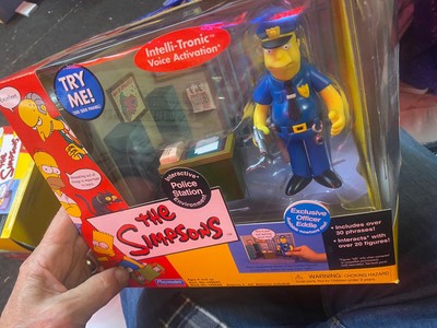 The Simpsons Officer Eddie Springfield Police Station Intelli-Tronic ...