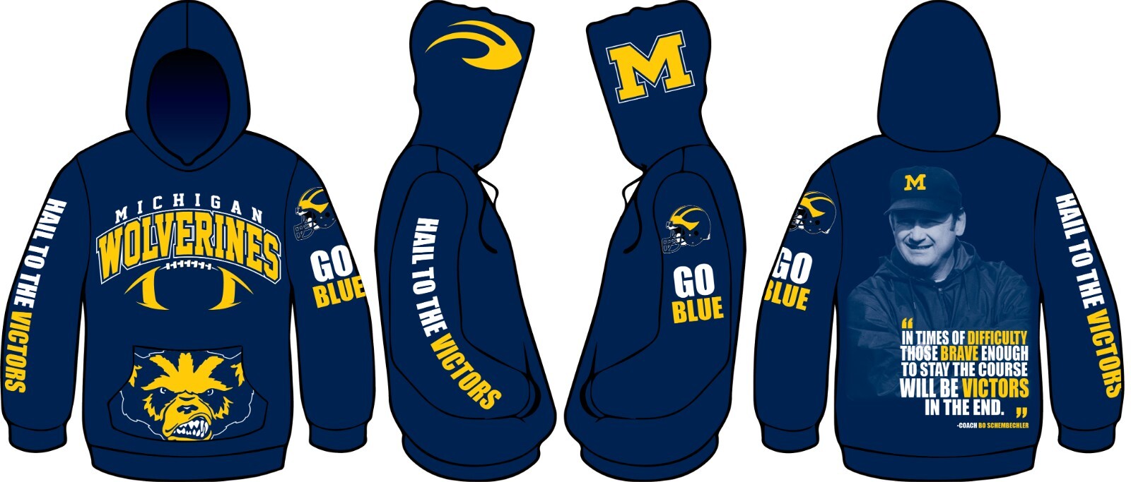 MICHIGAN WOLVERINES - LEGENDS CUSTOM EDITION - LIMITED (3 X 5 ...