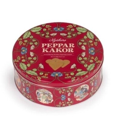 Nyakers Pepparkakor, Swedish Heart-Shaped Gingersnap Cookies, 14.11oz ...