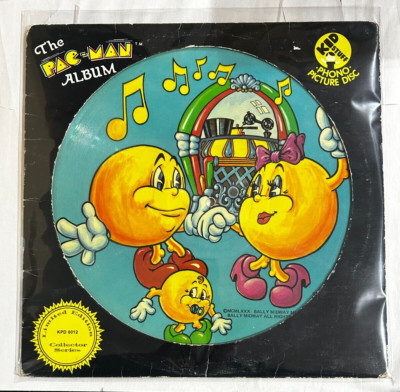 THE PAC-MAN ALBUM 12" LIMITED EDITION PICTURE DISC W/SLEEVE KPD 6012 ...