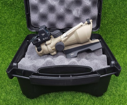 Trijicon 4x32 FDE ACOG Dual Illuminated Green 5.56 Reticle & RMR - TA31 ...