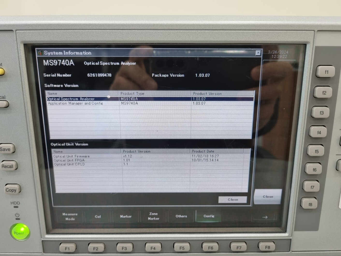 Anritsu MS9740A Optical Spectrum Analyzer | eBay