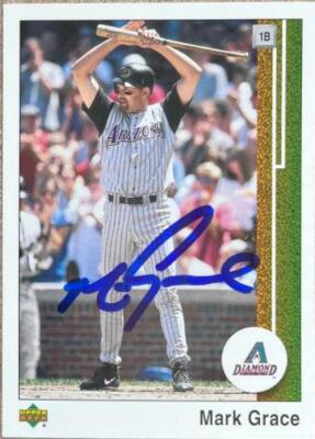Mark Grace Autographed 2002 UD Authentics #117 | eBay