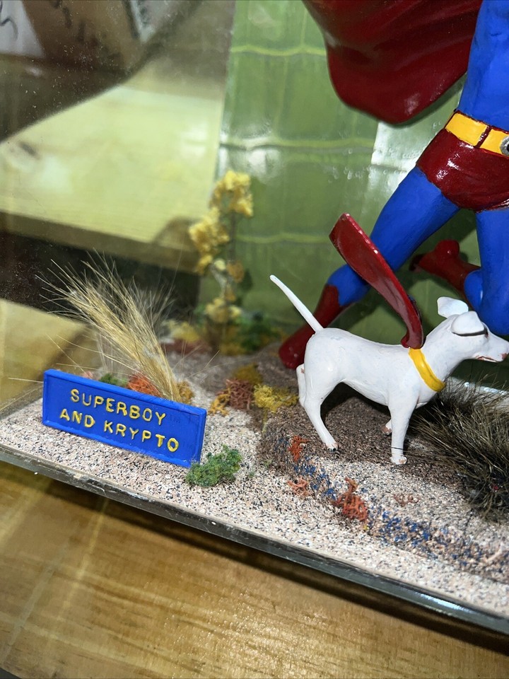 Moebius Models Superboy Krypto Model Kit Re-issue Built And Painted | eBay