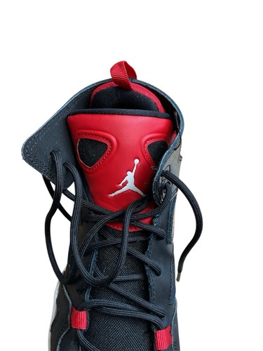 Jordan Flight Cub 91 Black University Red White Size Youth 6 Shoes ...