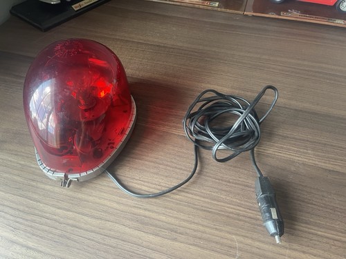 Signal-Stat #381 Vintage Cop Police Emergency Rotating RED Beacon Light ...