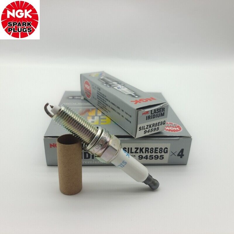 4Pcs NGK SILZKR8E8G 94595 Iridium Platinum Spark Plug For 4Pcs NGK SILZKR8E8G 94595 Iridium Platinum Spark Plug For