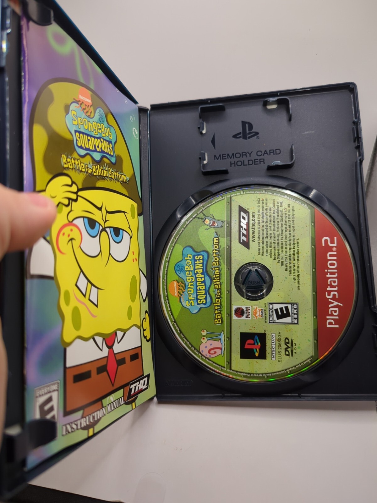 PS2 Spongebob Battle For Bikini Bottom Greatest Hits Sony Playstation 2 ...
