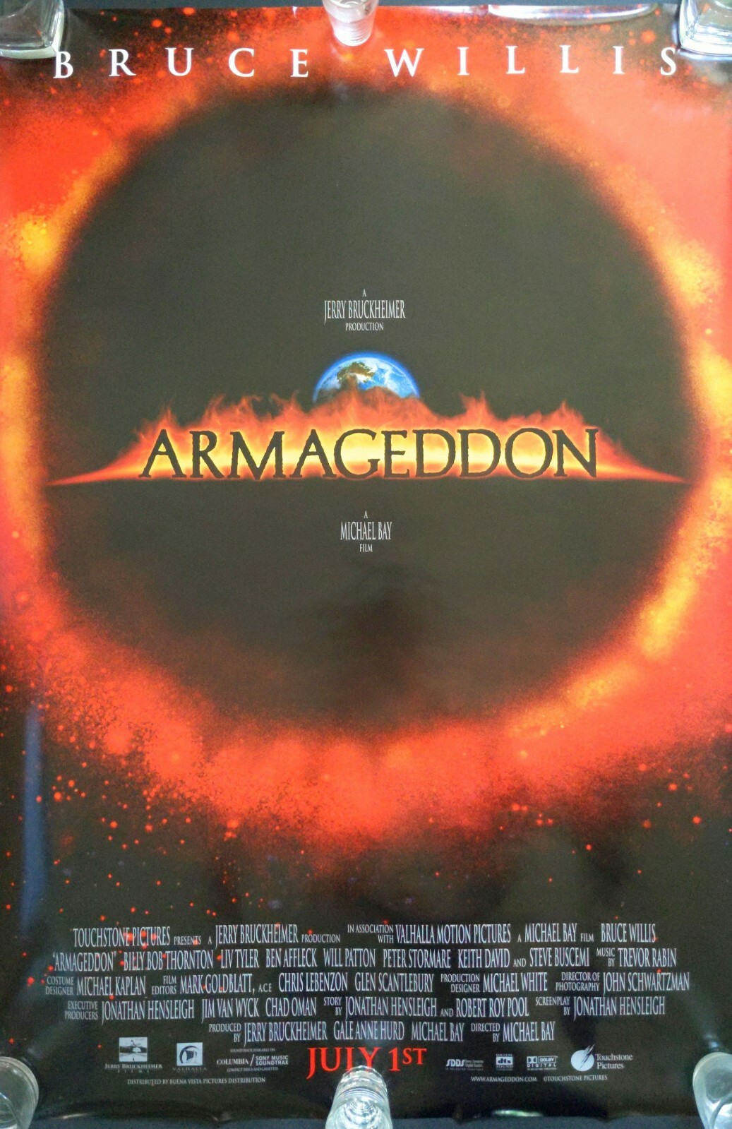 Armageddon 1998 Movie Poster