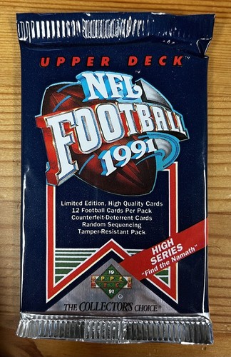 Upper Deck NFL 1991 Football Sport Cards Packs | eBay