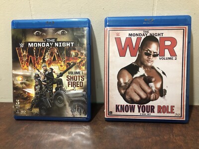 WWE Monday Night War Vol. 1 Shots Fired + Vol. 2 Know Your Role Blu-ray ...