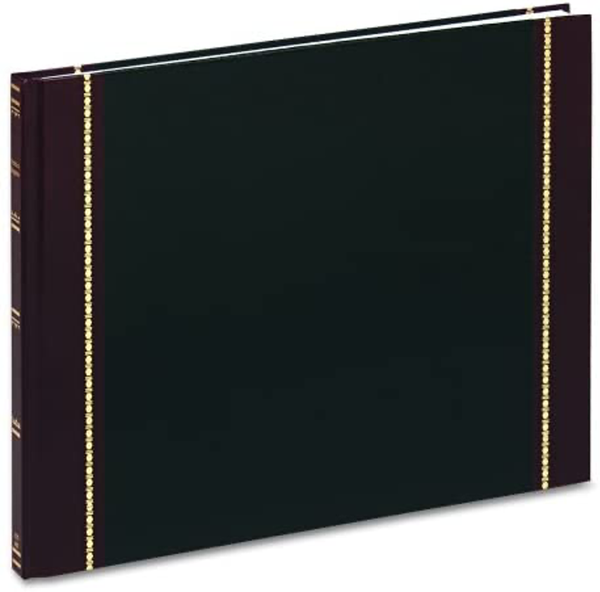 TOPS Visitors Register Book Black Cover 200 Pages 12 1/4" X 9 1/2" for ...