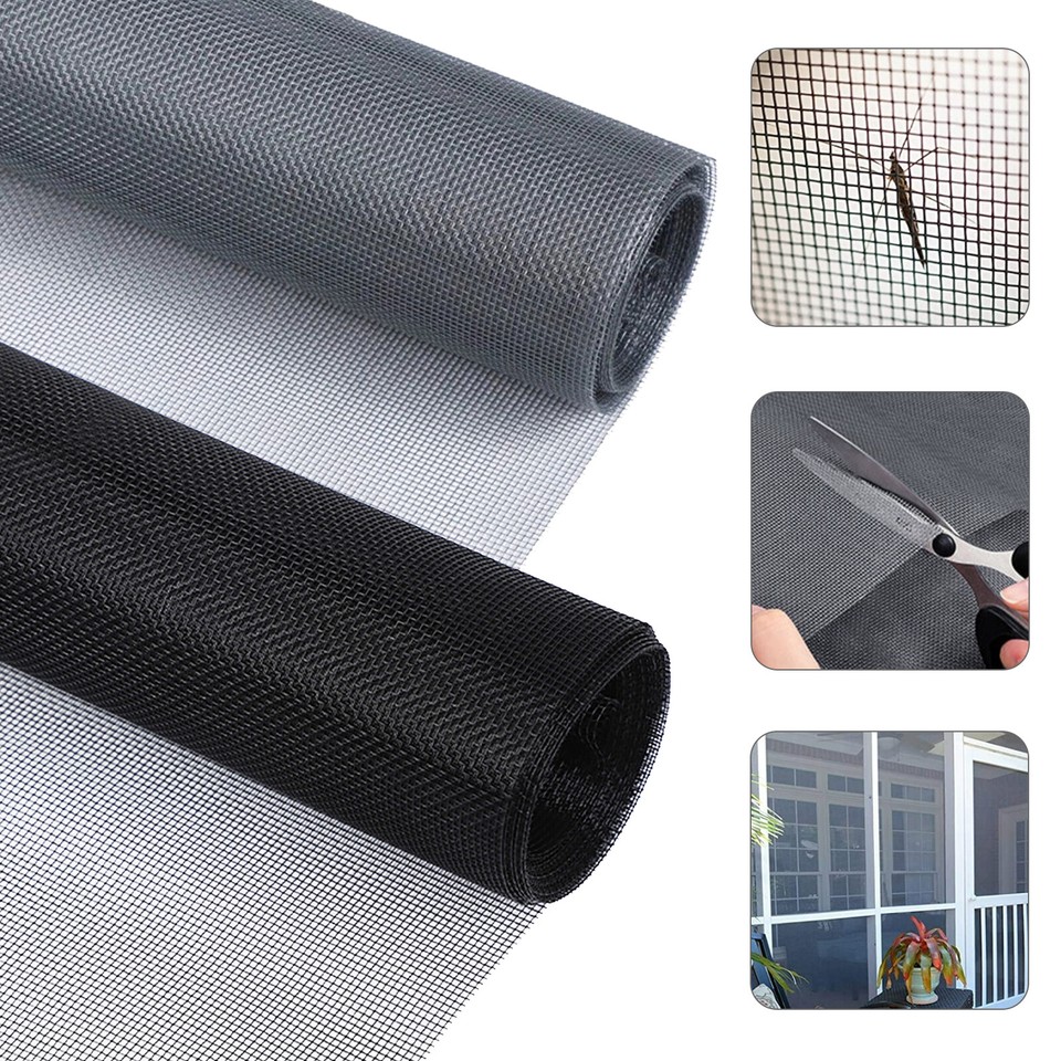 Door Windows Screen Replacement Fiberglass Screen Mesh Roll Cuttable ...