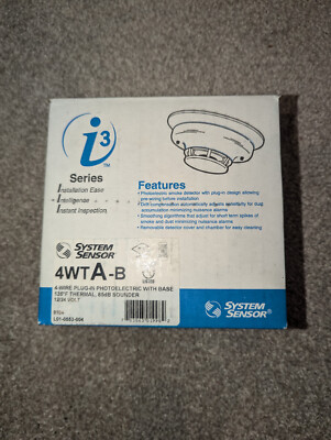 System Sensor 4WTA-B 4W Smoke Detectors 783863019982| eBay