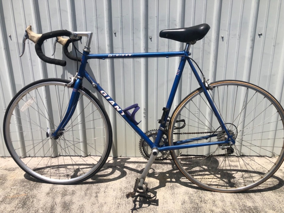 Vintage Giant Perigee Road Bike- 58cm- Cro-Mo- Shimano- 14 Speed 700c ...