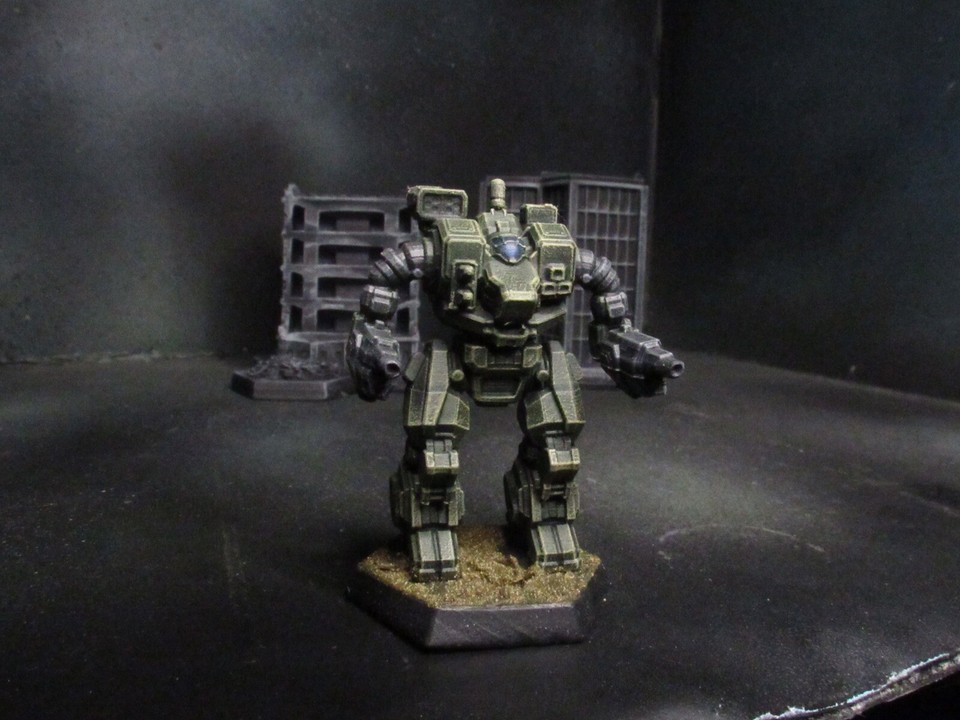 Painted Battletech Battle master Rifleman Battlemech Common Lot X7 | eBay