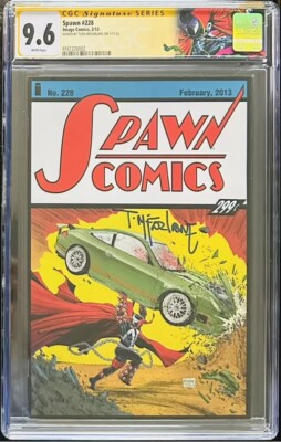 SPAWN #228 CGC 9.6 SS SIGNED TODD MCFARLANE ACTION COMICS HOMAGE ...