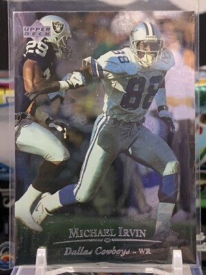 Michael Irvin 1996 UPPER DECK CARD #98 DALLAS COWBOYS Foil AT 7R | eBay